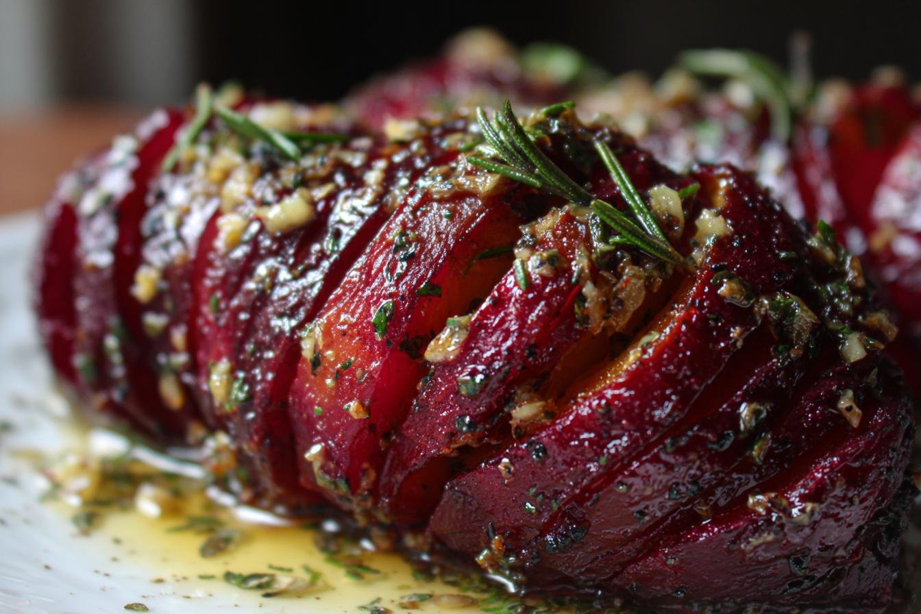 Hasselback Rote Bete: Unglaubliche 20 Min - essenfreu